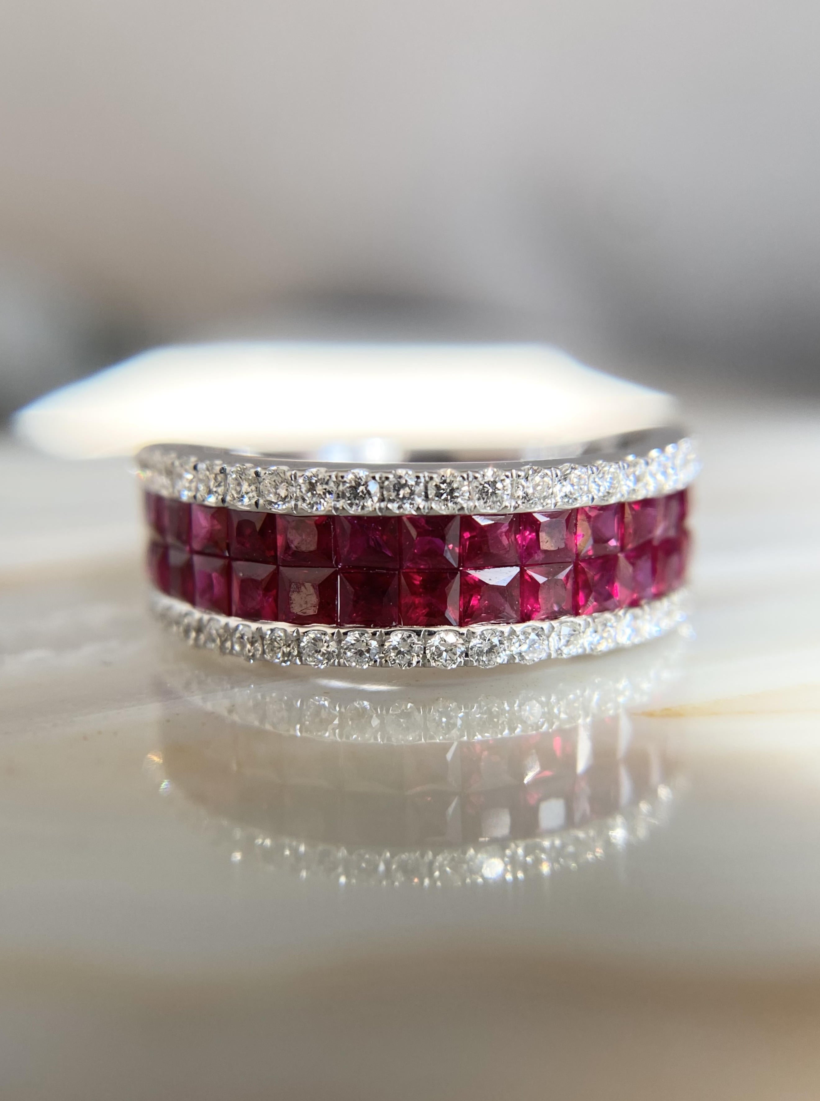 Invisble Ruby Setting Band – Bao Bae Jewelry